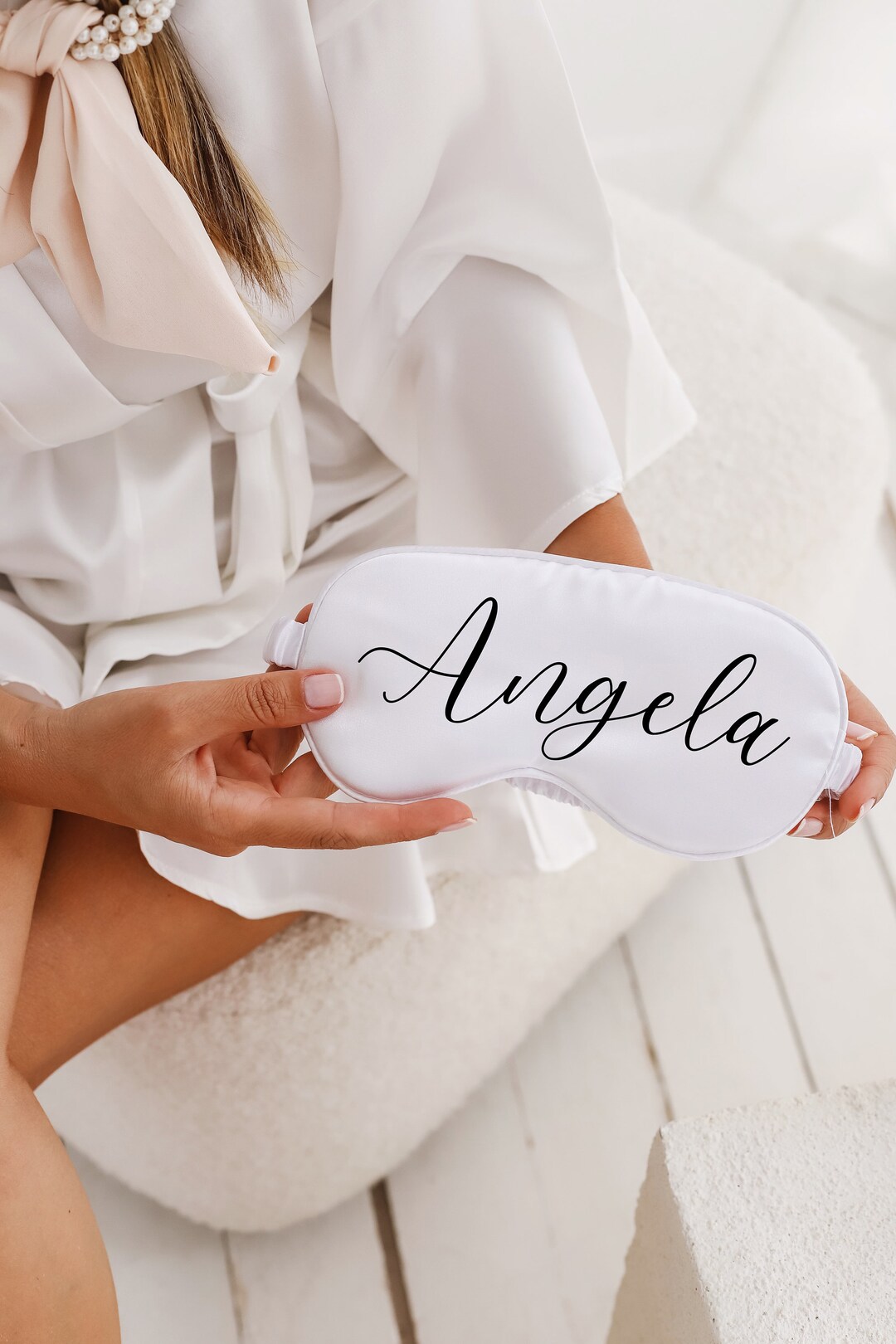 Personalized Sleep Masks for Her, Sleepover Party Gifts, Custom Sleep ...