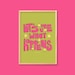 Let's See What Happens: Hand-lettered Funky Stars Wall Art (digital ...