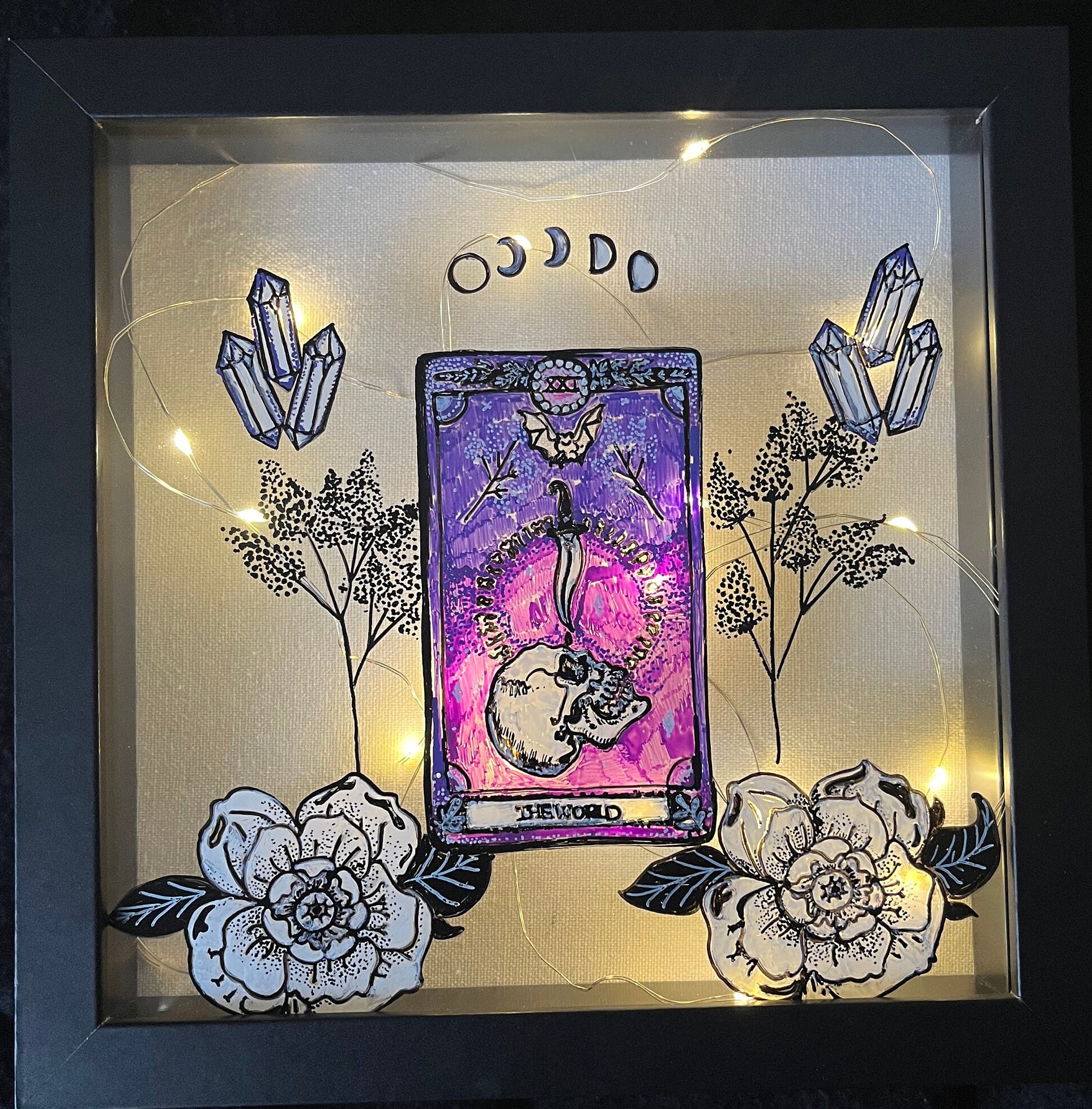Tarot Card Shadow Box - Etsy