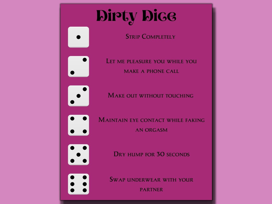 Buy Dirty Dice Game Couples Games Adult Games for Couples Online in ...