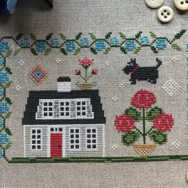 Folk Art Cross Stitch - Etsy