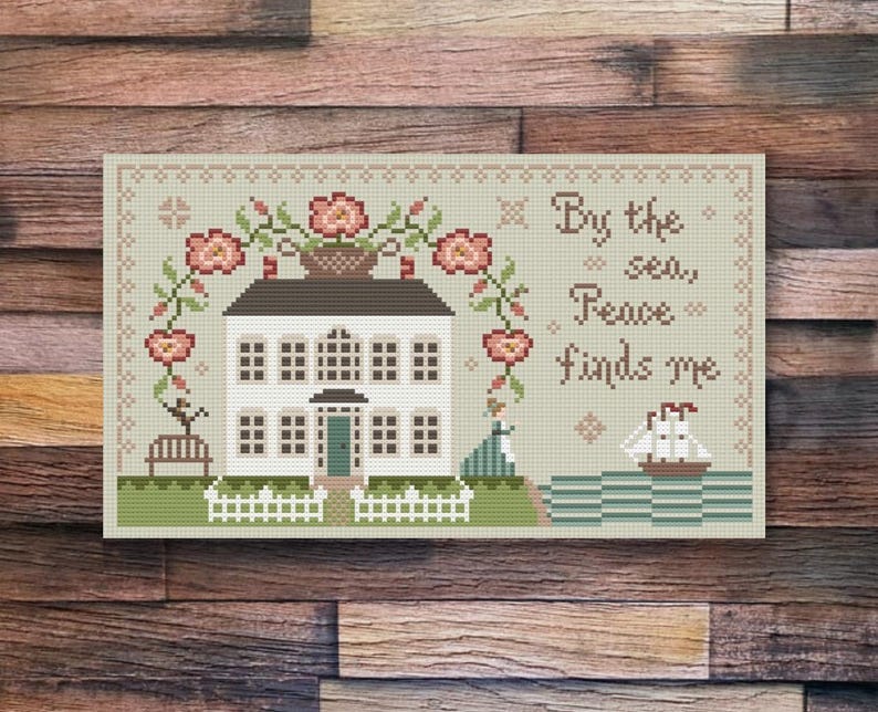 Peace Finds Me, a Big House, Basket of Flowers, Girl by the Sea ...