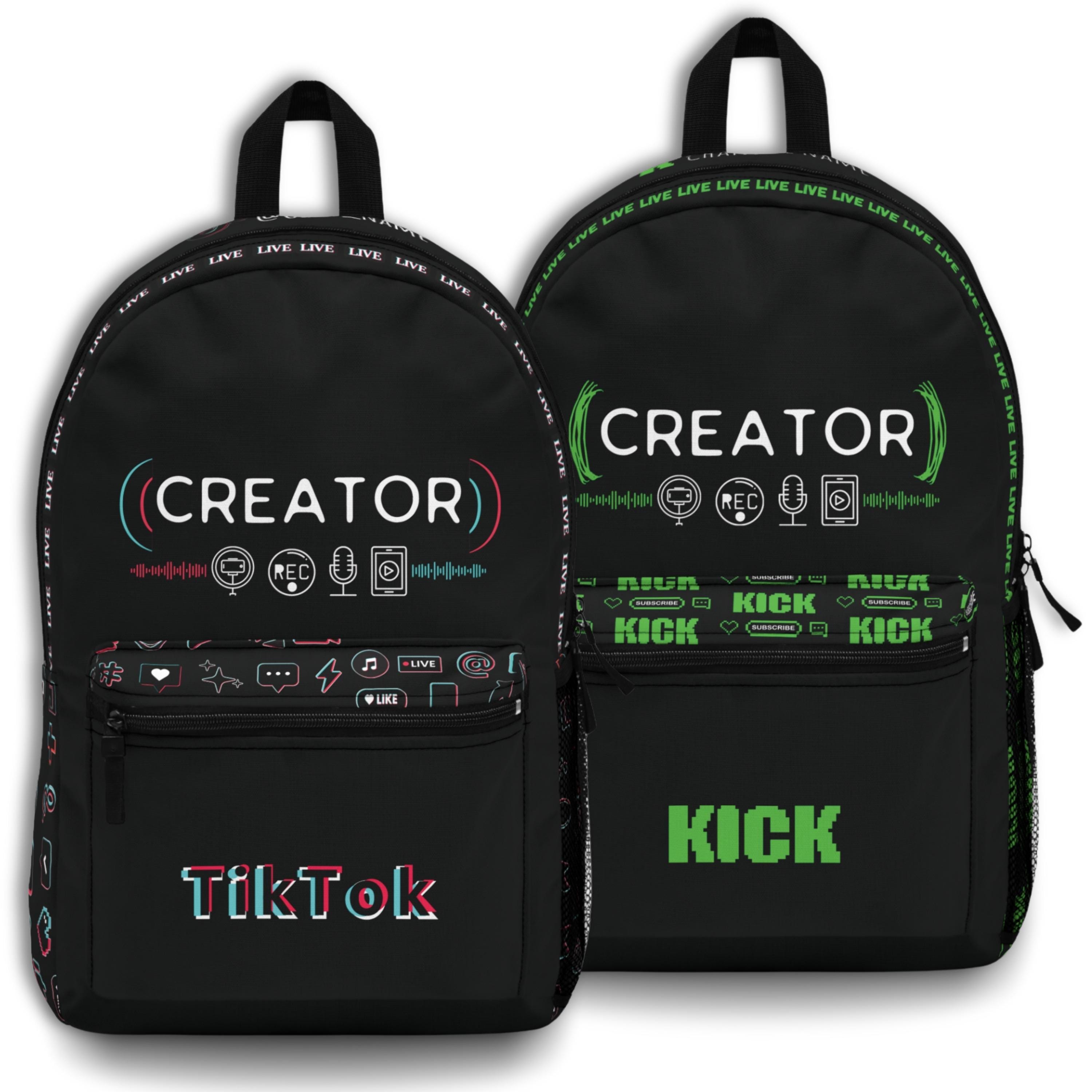 Content Creator Backpack, Social Media Influencer Gift, Youtuber Back ...