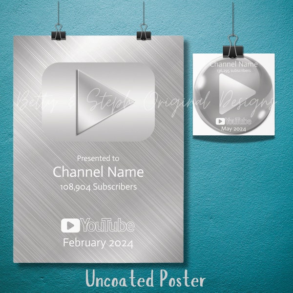Youtube Play Button - Etsy