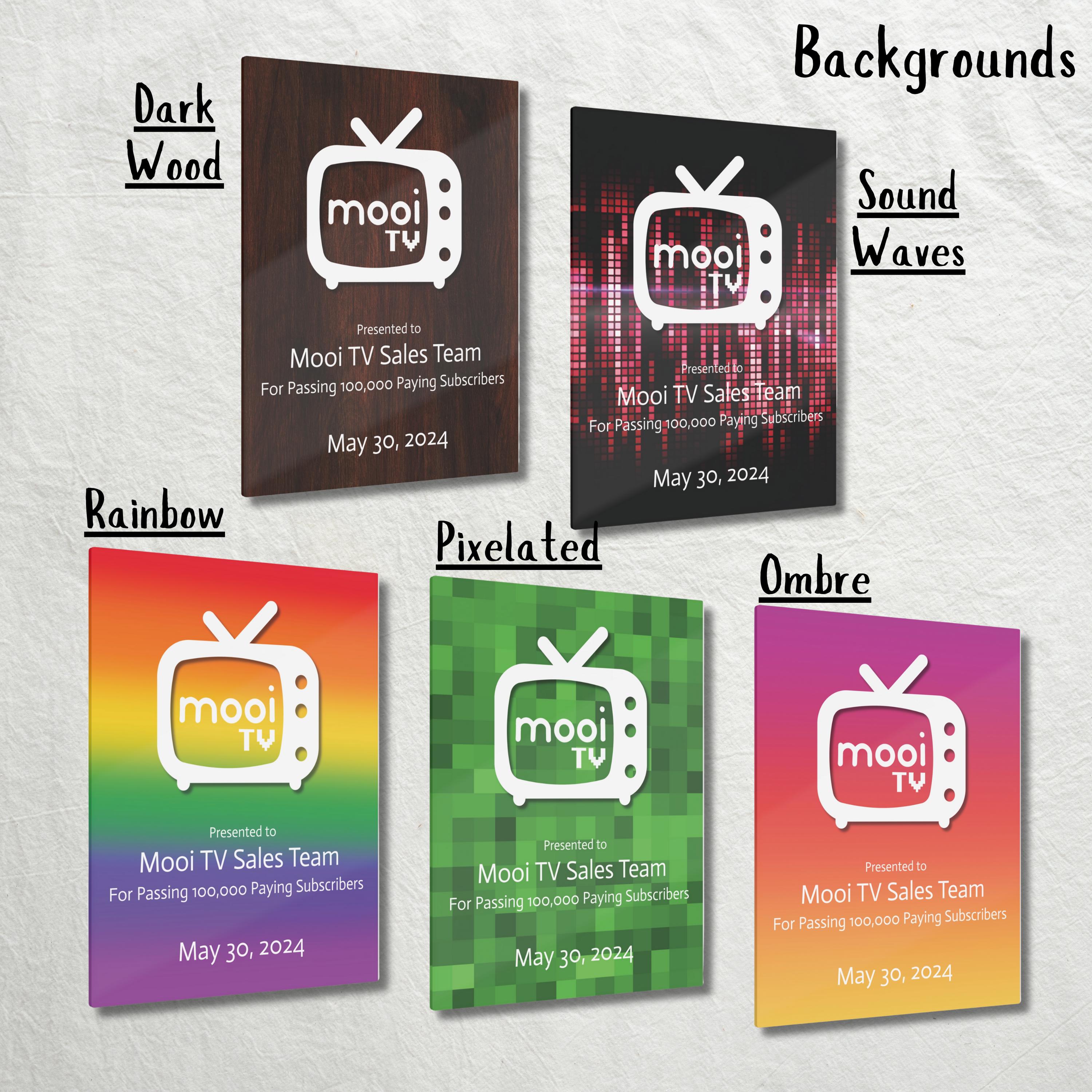 Personalized Content Creator Award, Corporate Plaque, Custom Gold Play ...