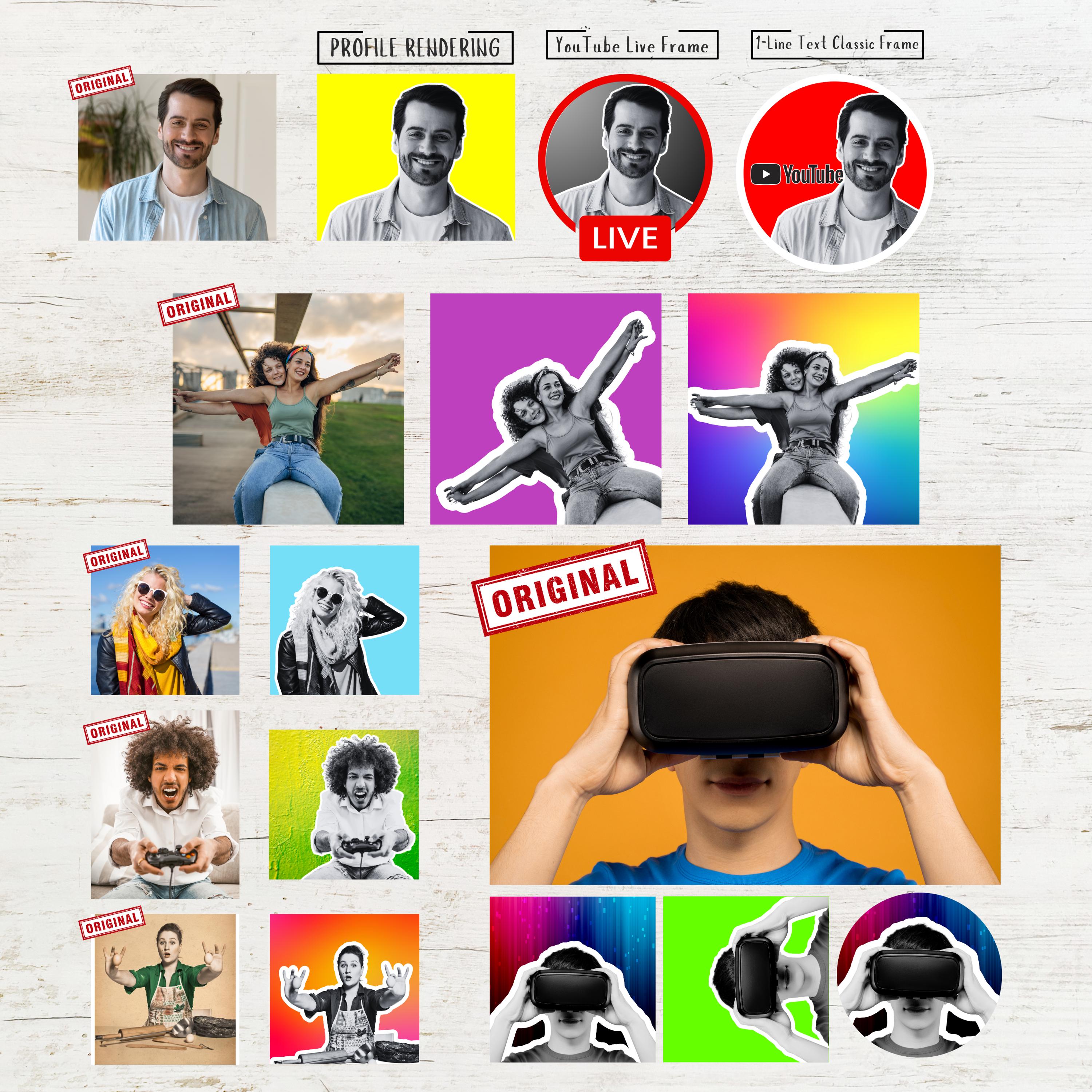 Custom Profile Picture for Streamers Content Creators Twitch Youtube ...