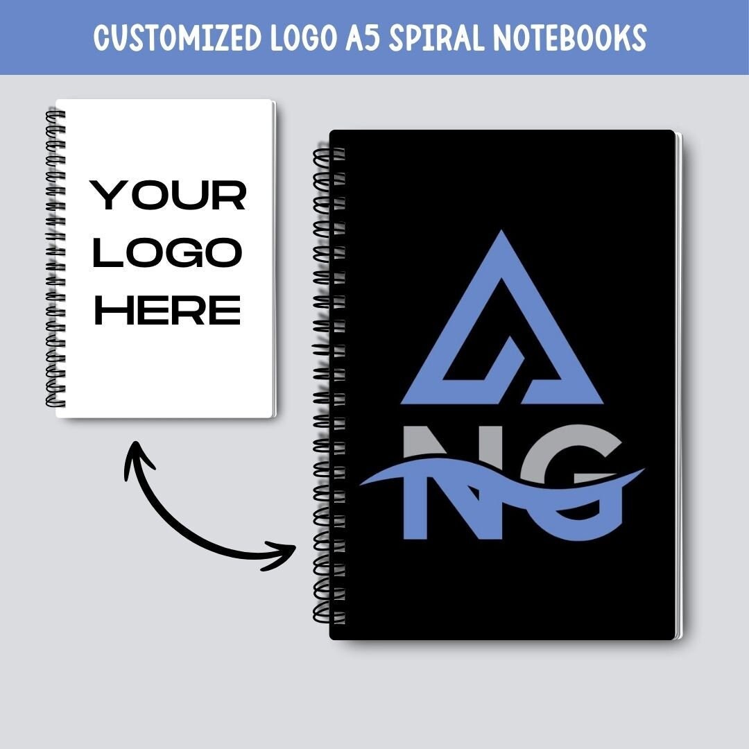 Corporate Gift for Client A5 Spiral Notebook for Business Event Company ...