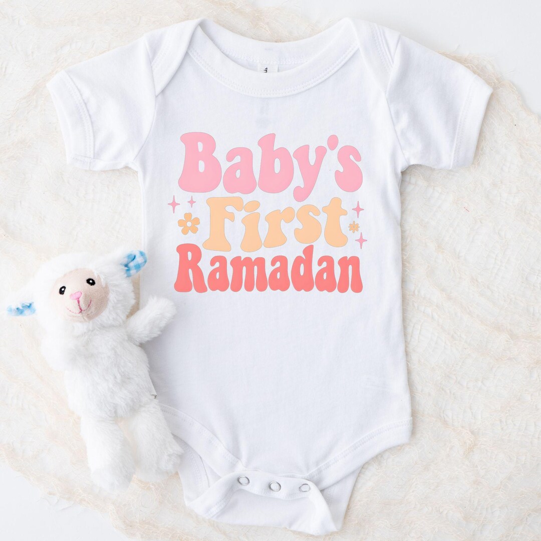 Baby's First Ramadan One Piece, Infant Bodysuit Newborn, Cute Baby Gift ...