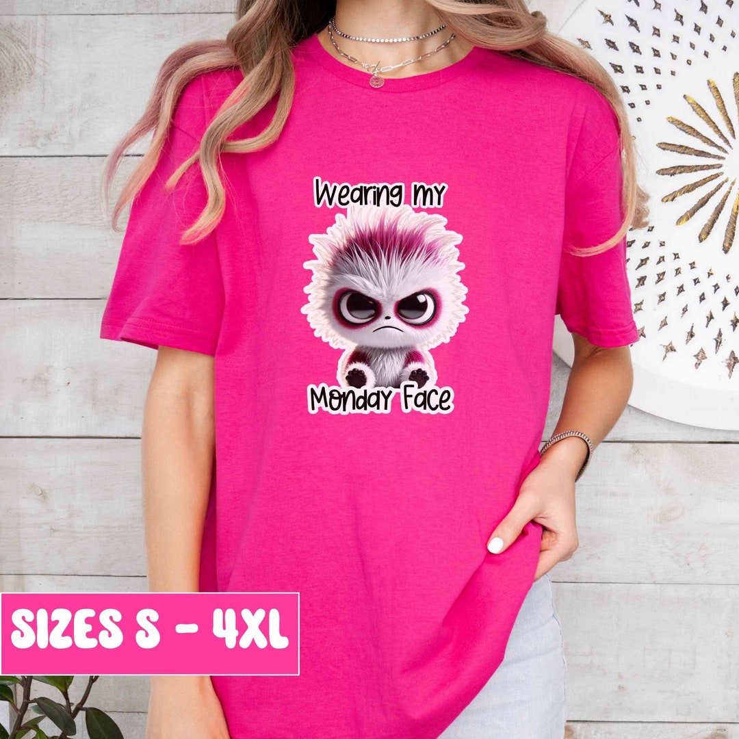 Humorous Monday Unisex T-shirt Gift for Her Funny Monday Humor Soft Tee ...