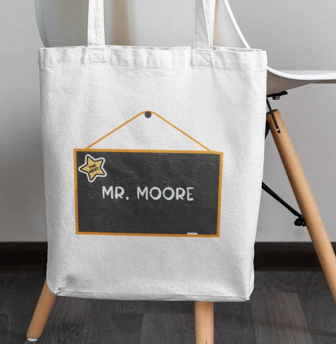 Ecoconscious Sustainable Best Teacher Tote Bag Gift Personalized ...