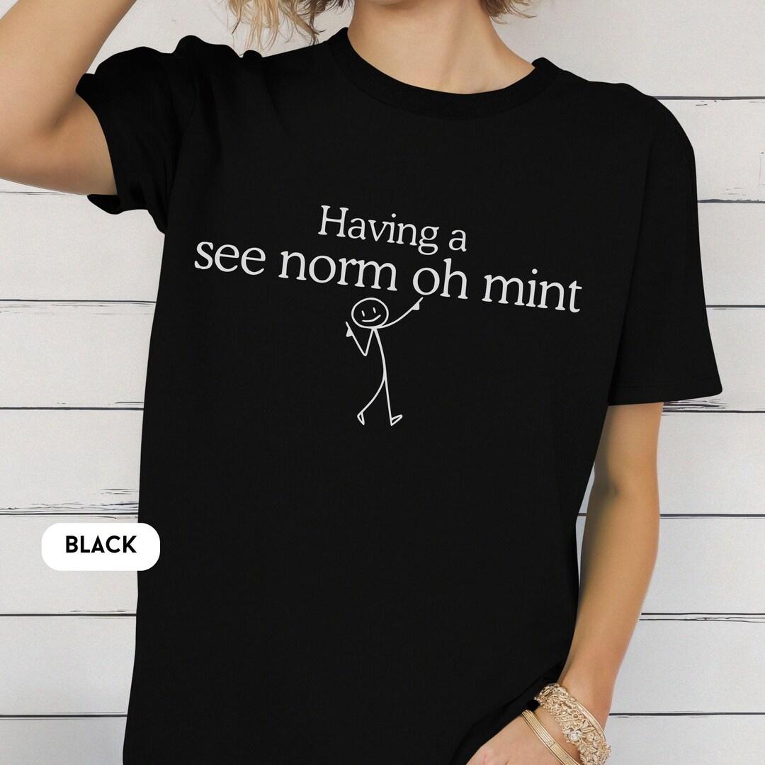 Funny Word Play Stick Figure T-shirt, Humorous Tee, Graphic Shirt, Men ...