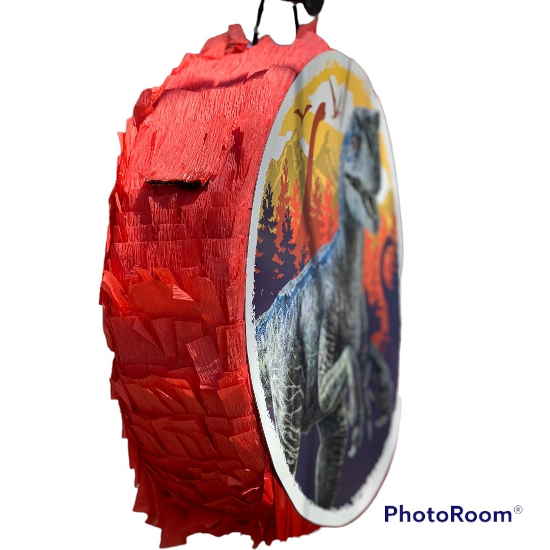 Jurassic Park Dinosaur Piñata 11x11x3 - Etsy