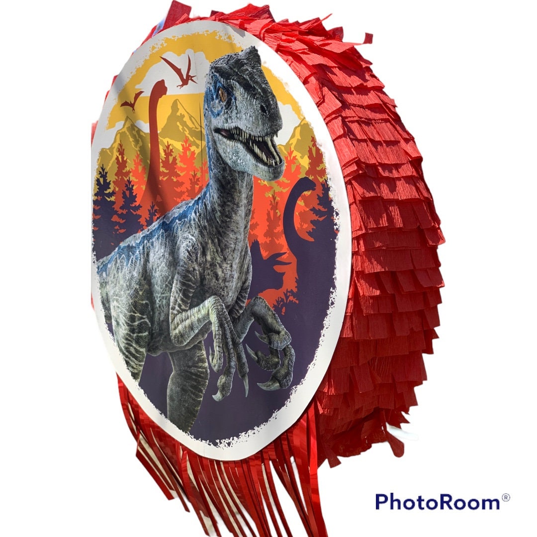 Jurassic Park Dinosaur Piñata 11x11x3 - Etsy