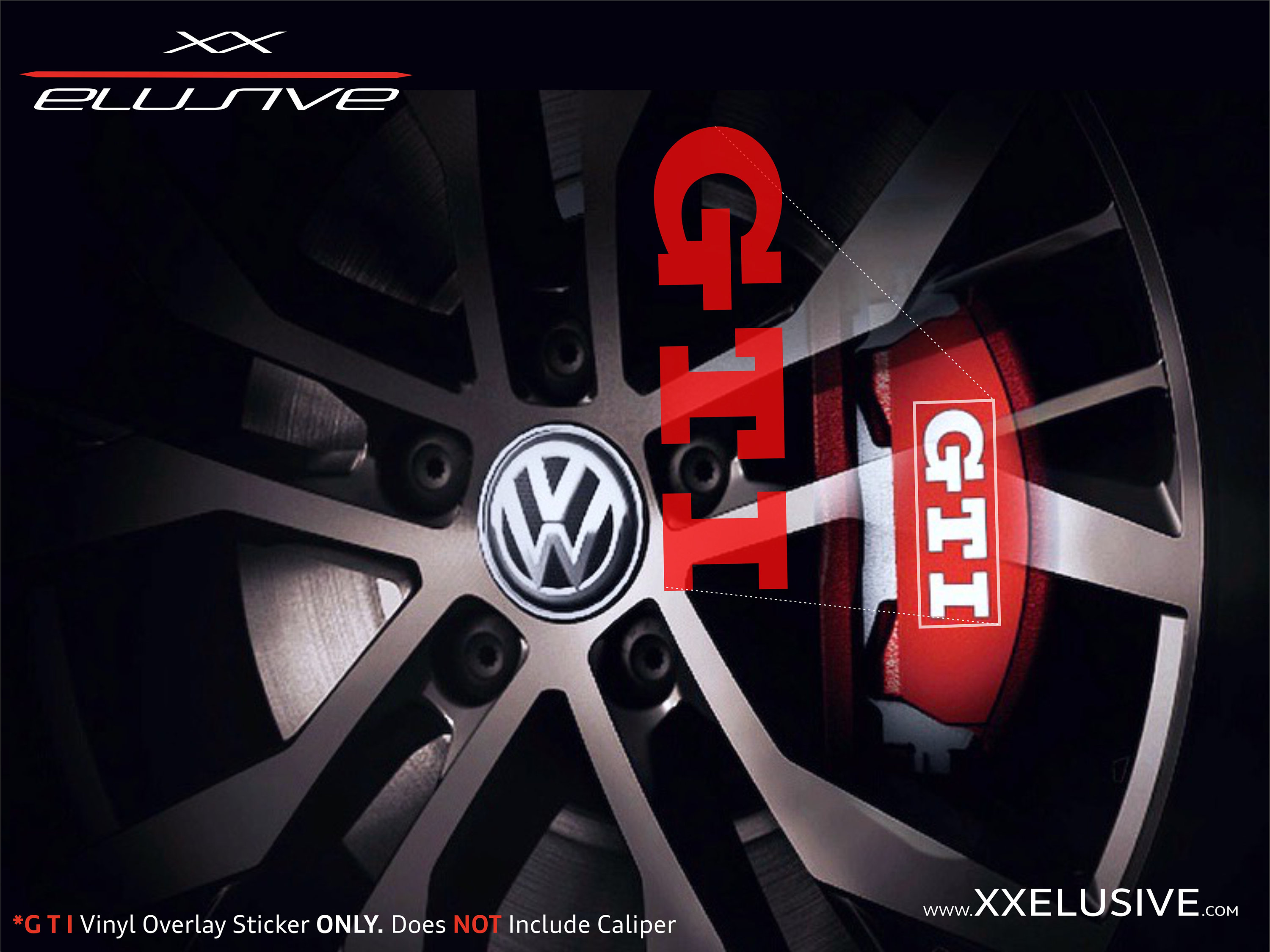 GTI Carbon Decal for Golf Mk7 7.5 GTI Carbon PP Front Caliper - Etsy