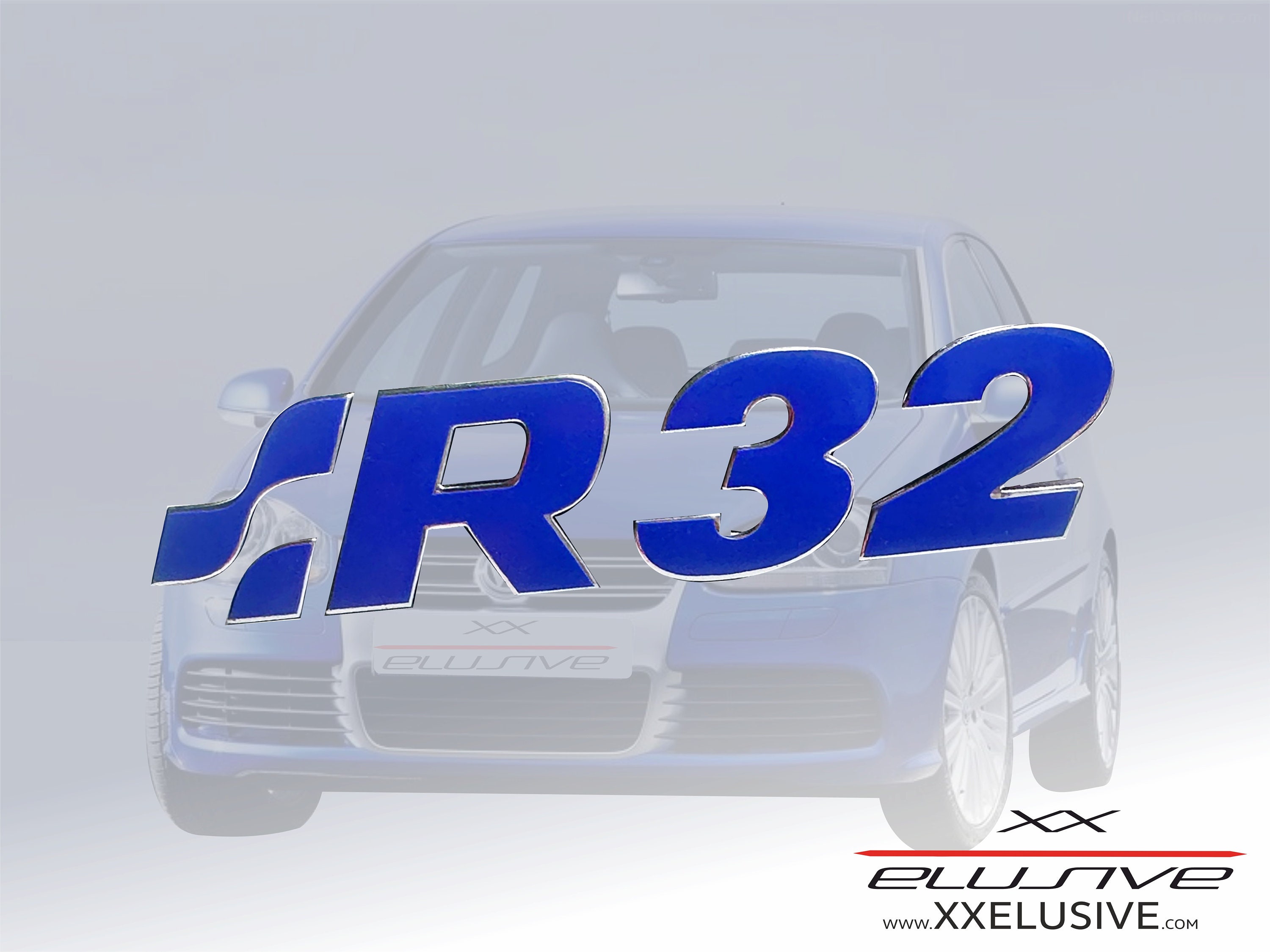R32 Blue Decal for Golf Mk4 Mk5 R32 Blue Front & Rear Badge - Etsy