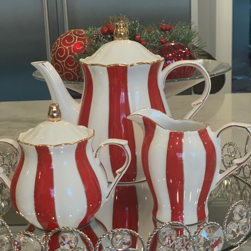Red Teapot - Etsy