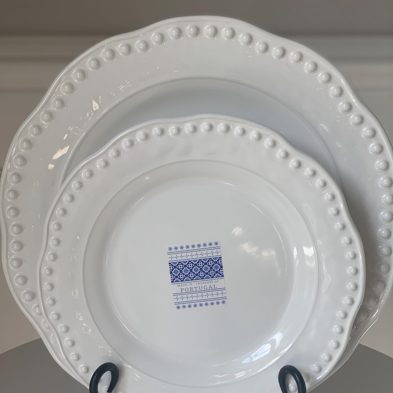 Scalloped Edge Plate - Etsy
