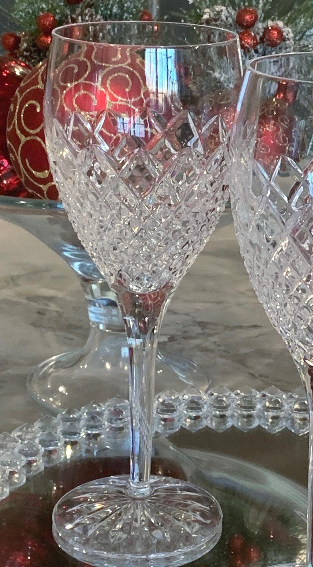 Rare Waterford Crystal Alana Essence Wine Goblet 9.5" | Gothic Mark ...