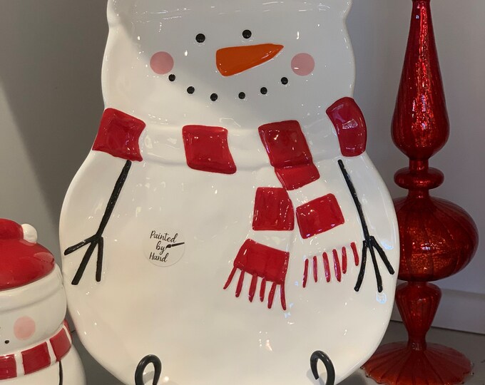 Oblong Snowman Platter by Lang | Festive Snowman Platter is Perfect to ...