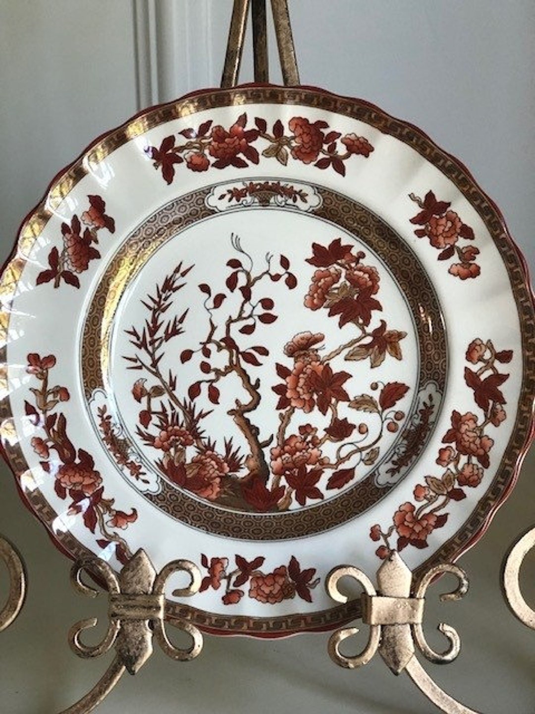 Copeland Spode India Tree Set of 6 Rim Soup/pasta Bowls 7 3/4 Excellent ...