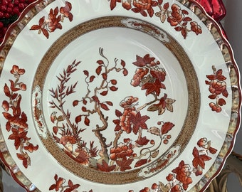 Copeland Spode Indian Tree Set of 4 Salad Plates / Hand Painted ...