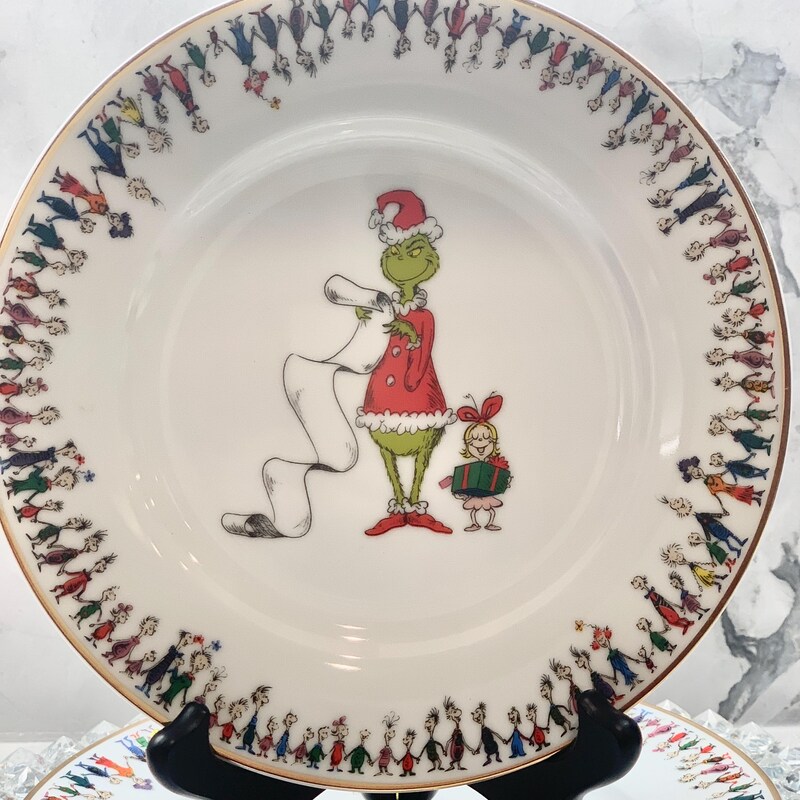 Grinch Plate - Etsy