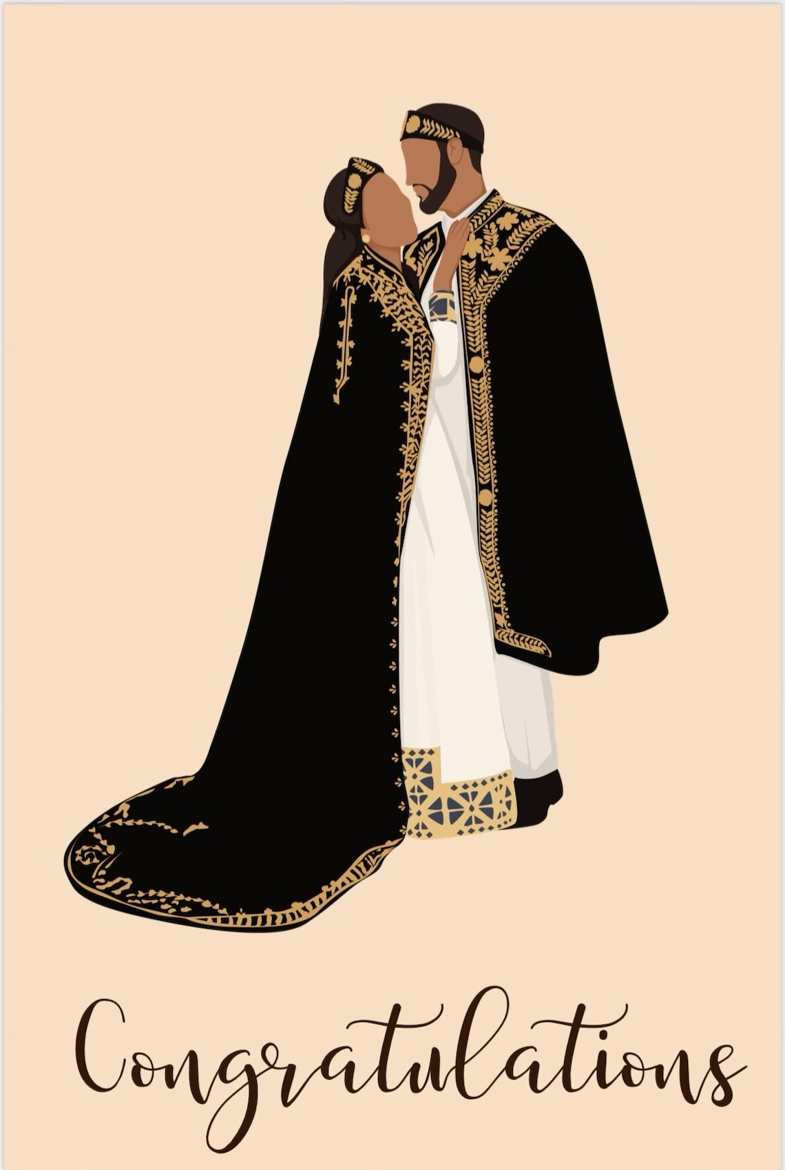 Printable Wedding Card, Habesha, Eritrea, Ethiopia, African Wedding ...