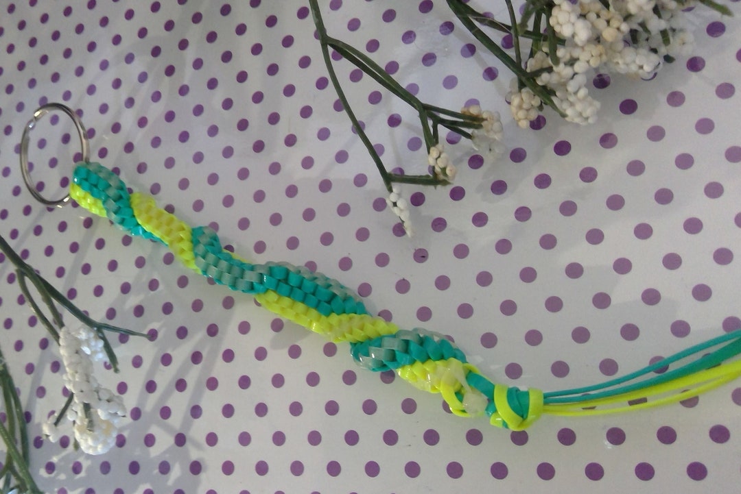 Spiral & Rectangle Boondoggle (lanyard/keychain) - Etsy