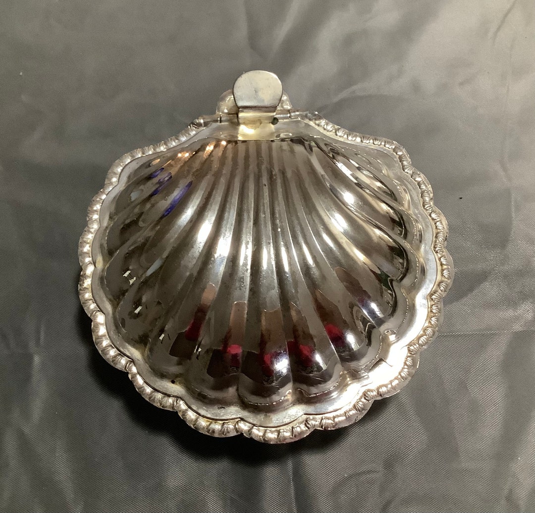 Vintage Sheffield Made in England Silver Plated Clam Shell - Etsy
