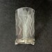 Vintage Etched Crystal Glass Bathroom Water Glass With Pewter Gold Bag ...