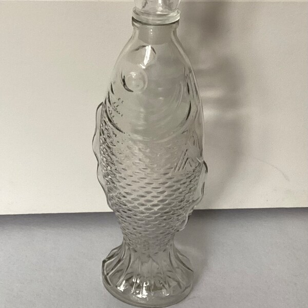 Glass Fish Bottle - Etsy