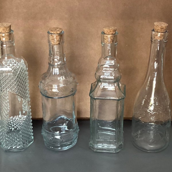 Clear Glass Bottle - Etsy