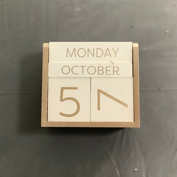 Block Calendar - Etsy