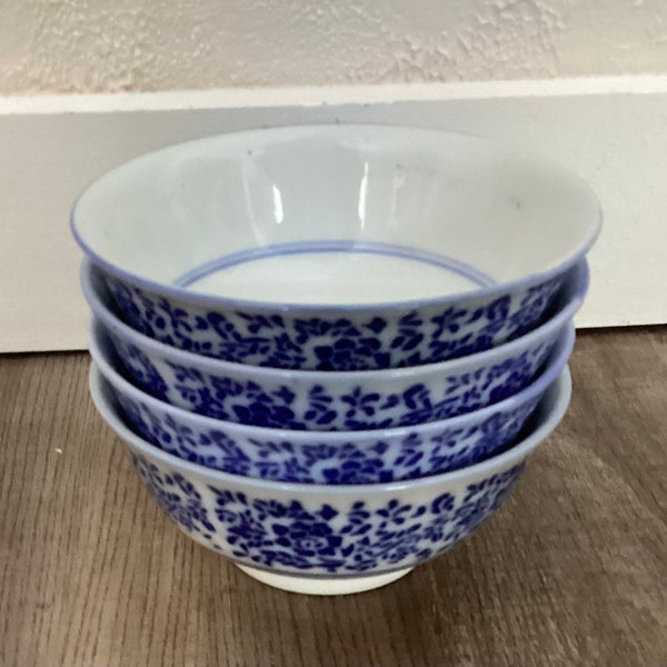 Vintage Rice Bowl - Etsy