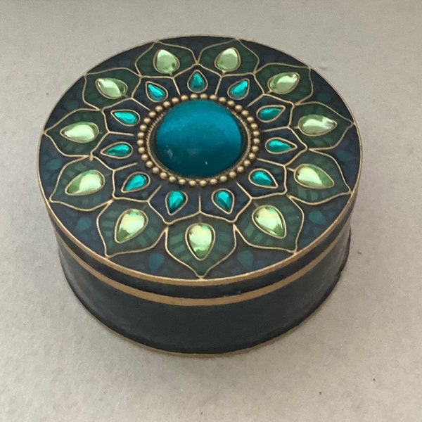 Jeweled Trinket Box - Etsy