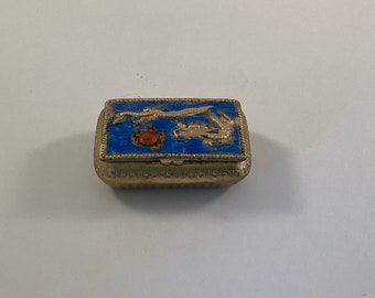 Japanese Antique Pill Box - Etsy