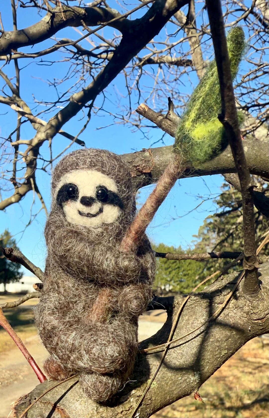 Needle Felted Mini Sloths (listing is for 1 Sloth) - Etsy