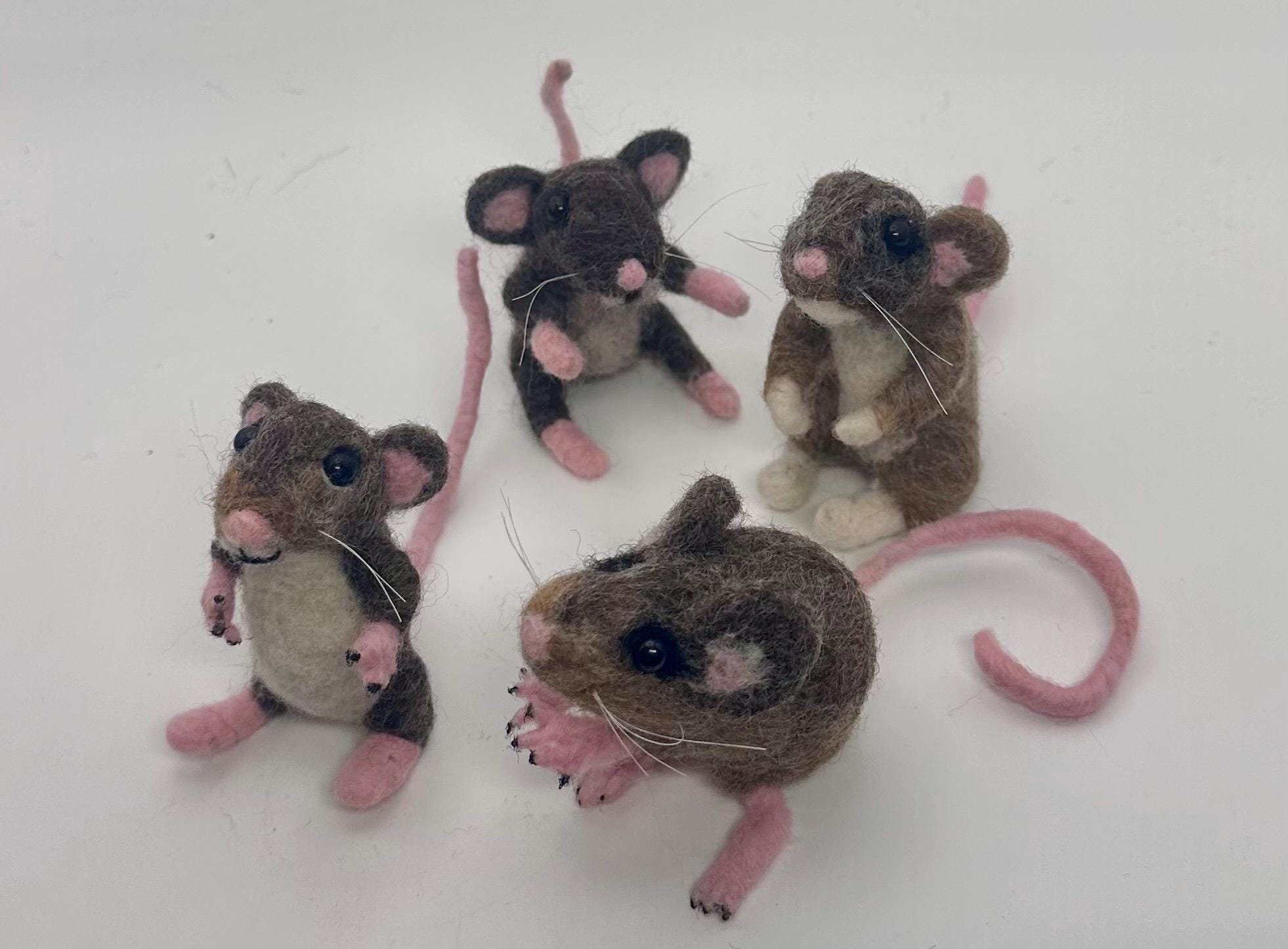 Needle Felted Mice one Mouse - Etsy