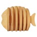 Wood Fish Decor, Set of 7 Bamboo Coaster/trivet, 3D Fish Gift for Fish ...