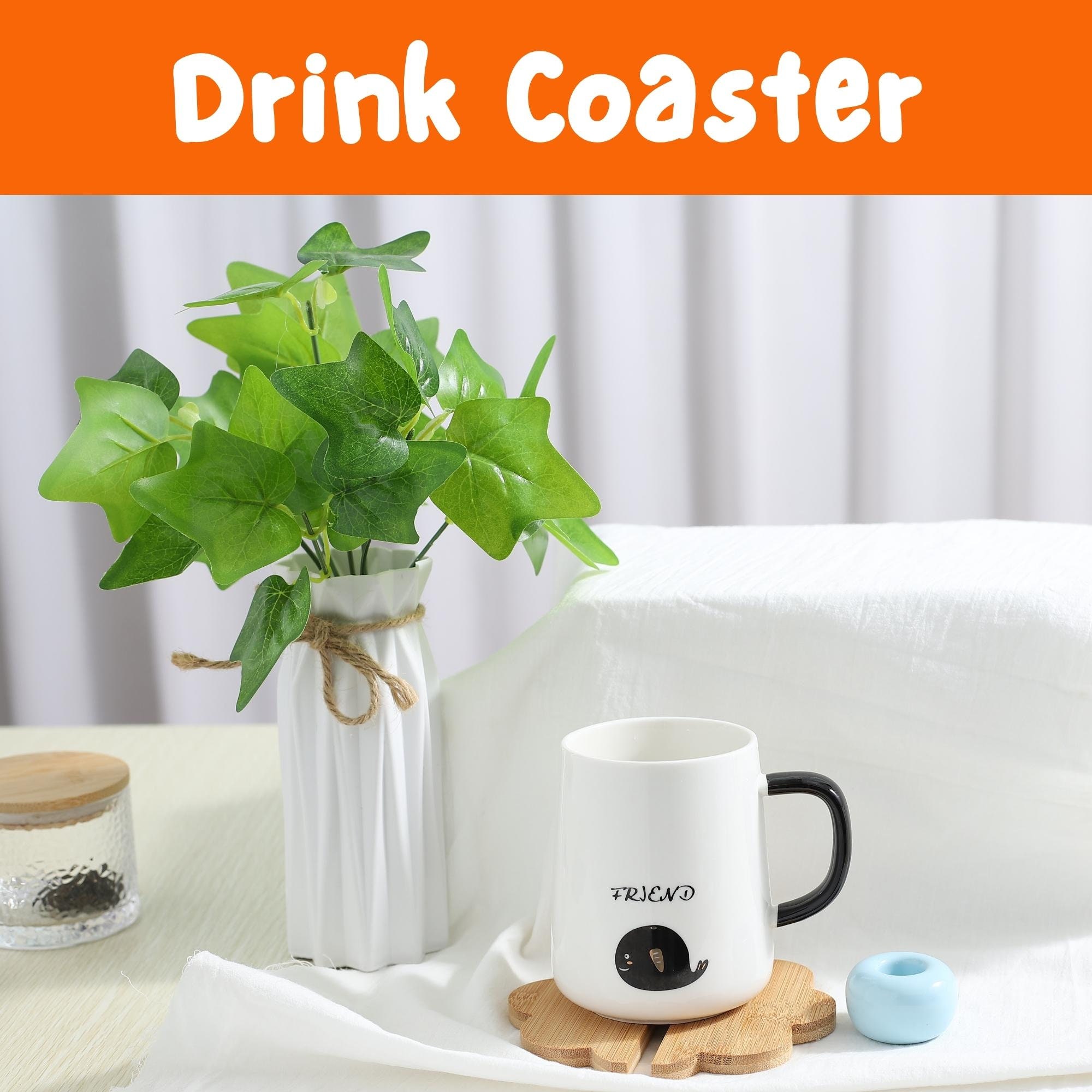 Creative Gift for Sheep Lover, Coaster Set With Holder, Wooden Sheep ...