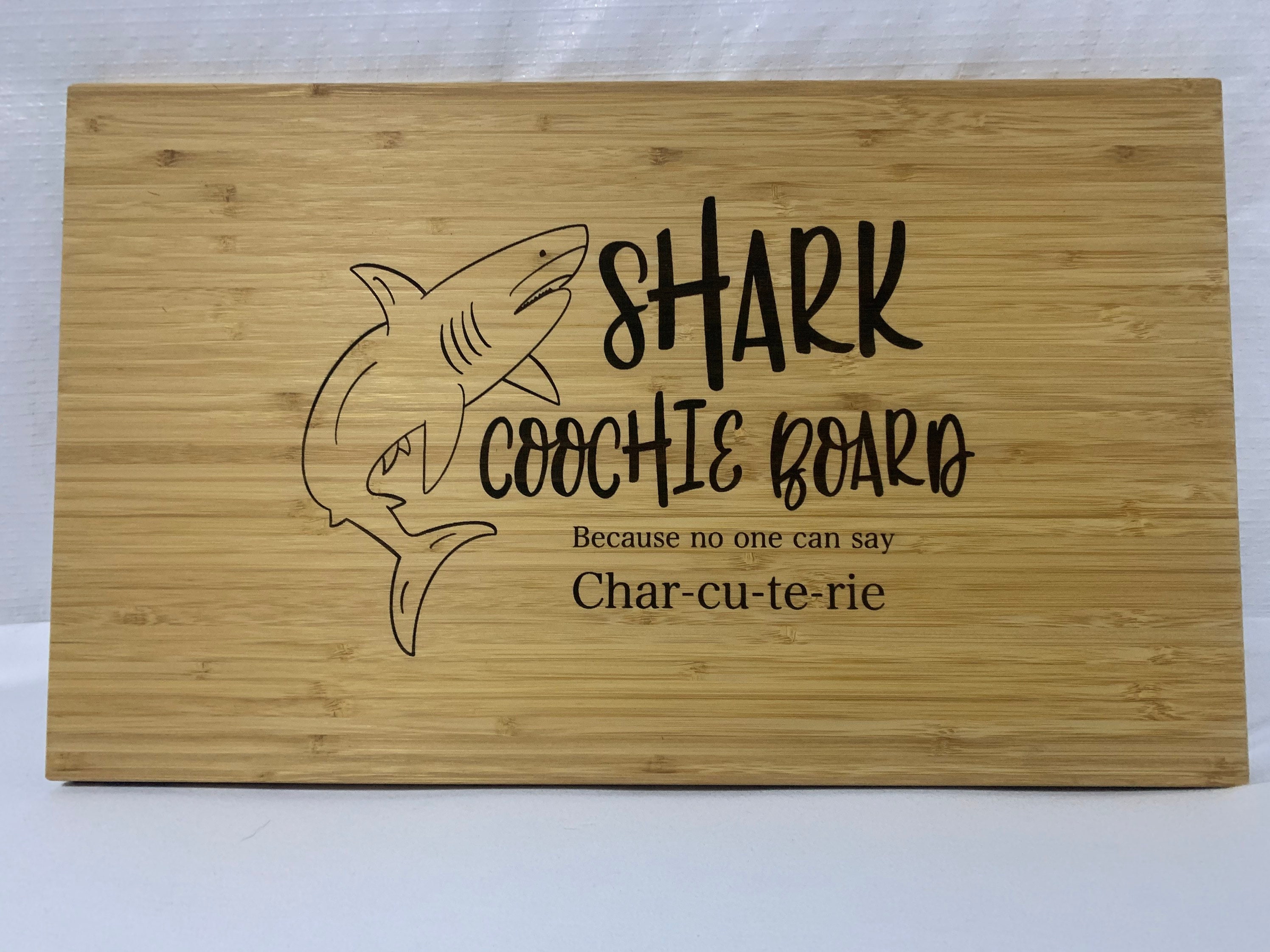 Shark Coochie Board SVG, PNG, PSD, Digital File Charcuterie Cutting ...
