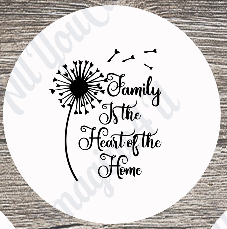 Family Coaster and Mug SVG PNG Design Blowing Dandelion - Etsy