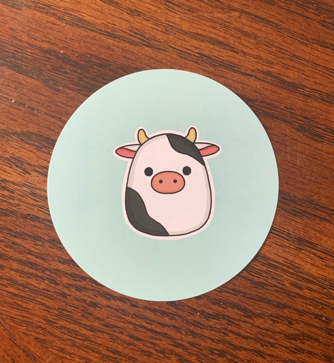 Squishmallow Cow Sticker - Etsy