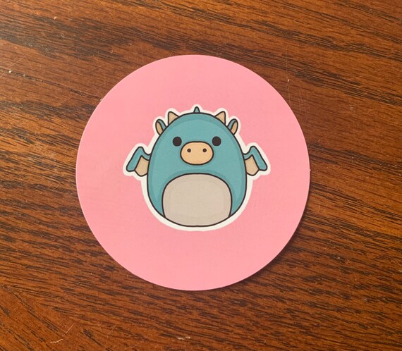 Squishmallow Dragon Sticker - Etsy