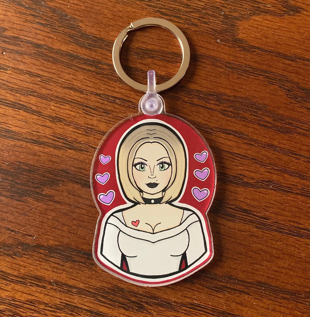 Bride of Chucky Keychain - Etsy