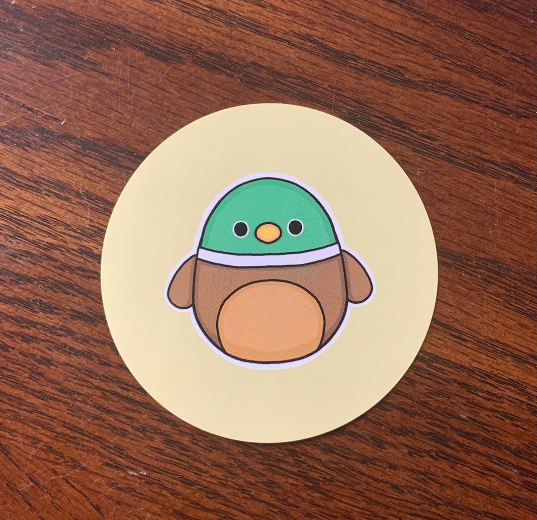 Squish Mallow Duck Sticker - Etsy