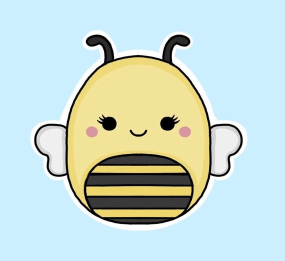 Squishmallow Bee Sticker - Etsy