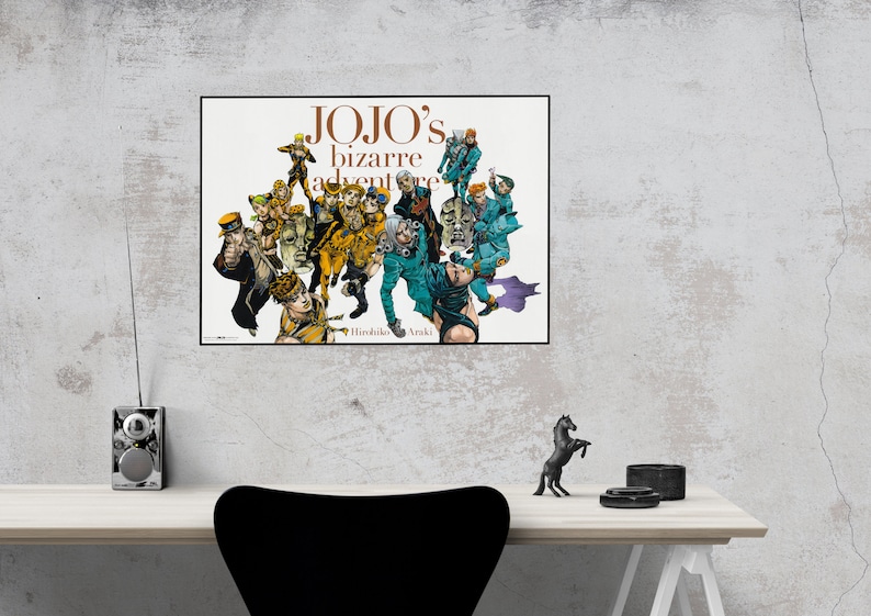 Bizarre Adventure Poster Art - A3, A4 Custom Anime Art Available in ...