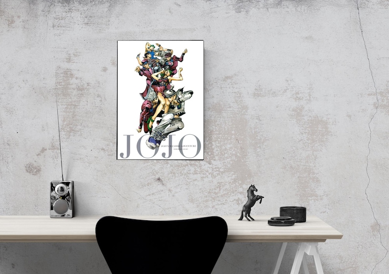 Bizarre Adventure Poster Art - A3, A4 Custom Anime Art Available in ...
