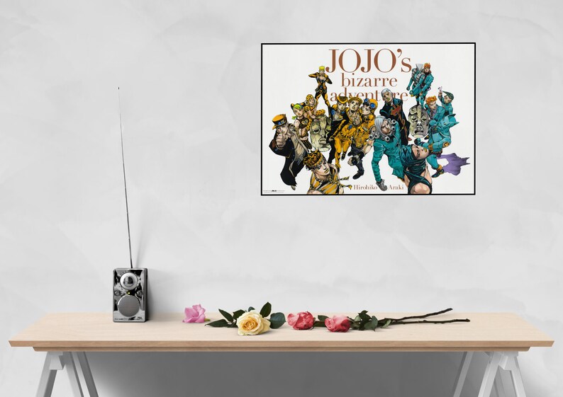 Bizarre Adventure Poster Art - A3, A4 Custom Anime Art Available in ...